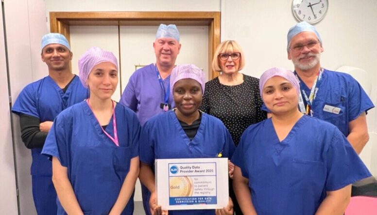 The New Foscote Hospital Awarded NJR Quality Data Provider Status
